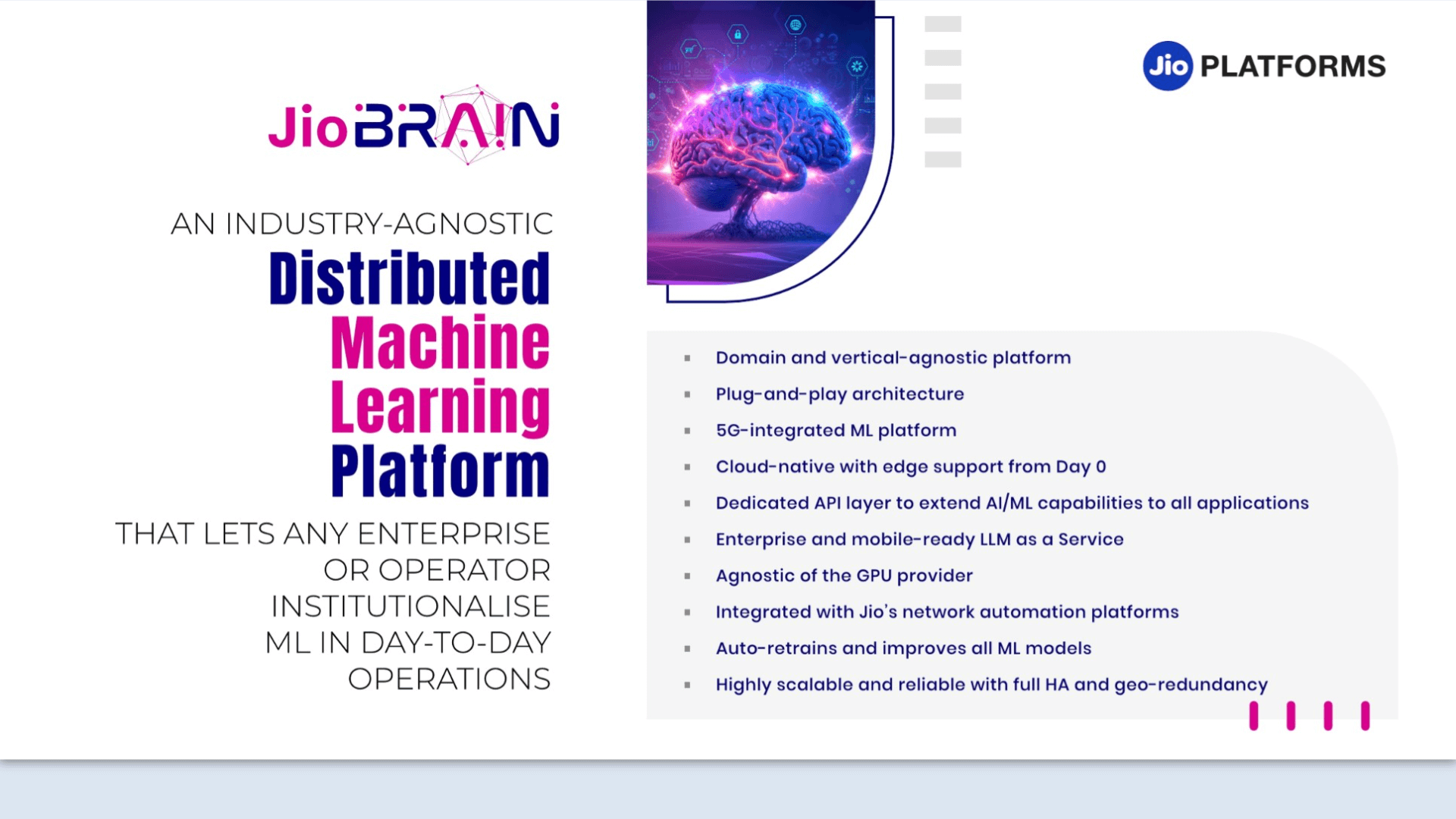 Jio Unveils Jio Brain: A 5G-Integrated AI Platform - Automation Vault